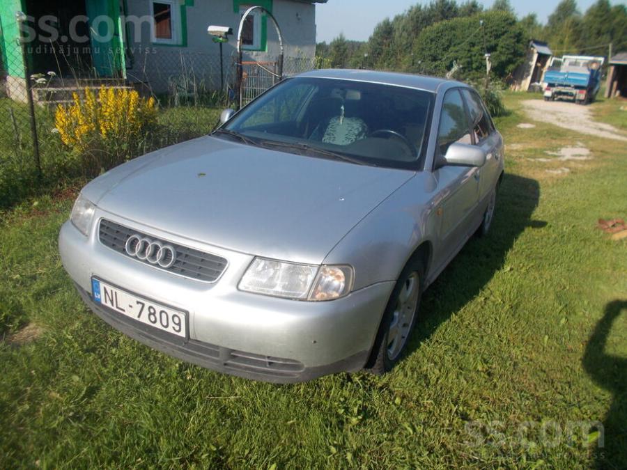 Pelēks Audi A3 2000 Gulbene, ar dzinēja tilpumu 1.90 L un nobraukumu 330 tūkst. km par 1300 €, foto 1 vietnē AUTOMOTO.COM.LV