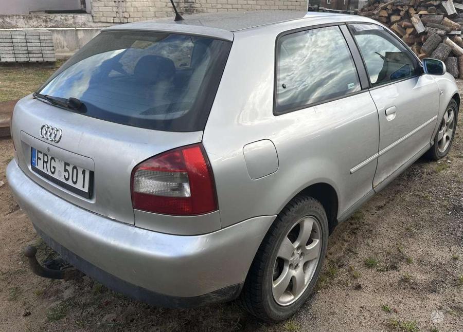 Grey Audi A3 2001 in Varena, with an engine capacity of 1.90 L and mileage of 315 thousand km for 650 €, photo 1 on AUTOMOTO.COM.LV