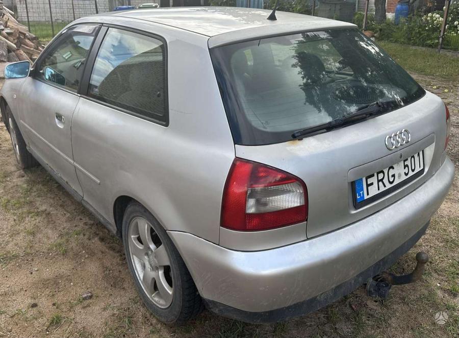 Grey Audi A3 2001 in Varena, with an engine capacity of 1.90 L and mileage of 315 thousand km for 650 €, photo 3 on AUTOMOTO.COM.LV