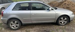 Grey Audi A3 2001 in Varena, with an engine capacity of 1.90 L and mileage of 315 thousand km for 650 €, photo 4 on AUTOMOTO.COM.LV