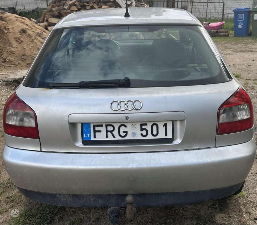Grey Audi A3 2001 in Varena, with an engine capacity of 1.90 L and mileage of 315 thousand km for 650 €, photo 5 on AUTOMOTO.COM.LV