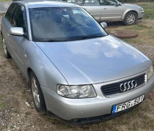 Grey Audi A3 2001 in Varena, with an engine capacity of 1.90 L and mileage of 315 thousand km for 650 €, photo 7 on AUTOMOTO.COM.LV