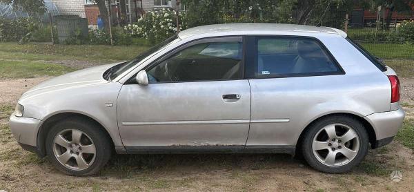 Pelēks Audi A3 2001 Varėna, ar dzinēja tilpumu 1.90 L un nobraukumu 315 tūkst. km par 650 €, foto 7 vietnē AUTOMOTO.COM.LV