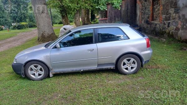 Grey Audi A3 2002 in Valmiera, with an engine capacity of 1.90 L and mileage of 0 thousand km for 650 €, photo 3 on AUTOMOTO.COM.LV