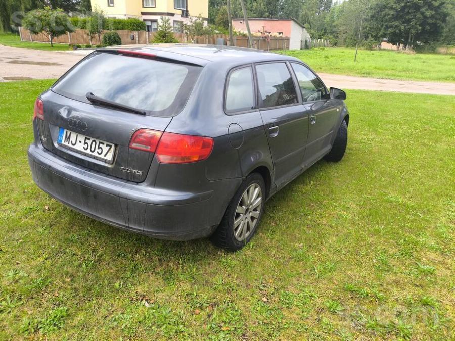 Pelēks Audi A3 2005 Jūrmala, ar dzinēja tilpumu 2.00 L un nobraukumu 386 tūkst. km par 1100 €, foto 3 vietnē AUTOMOTO.COM.LV