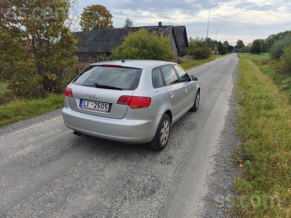 Pelēks Audi A3 2005 Valmiera, ar dzinēja tilpumu 1.90 L un nobraukumu 282 tūkst. km par 1900 €, foto 6 vietnē AUTOMOTO.COM.LV