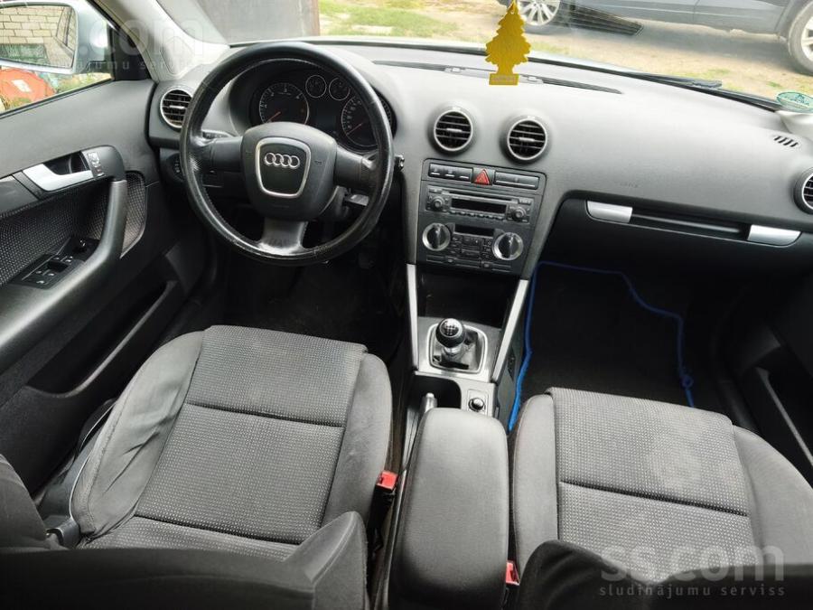 Серый Ауди А3 2005 в Валмиера, объемом двигателя 1.90 л и пробегом 282 тыс. км за 1900 €, фото 12 на AUTOMOTO.COM.LV