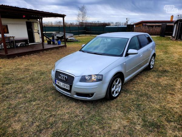 Grey Audi A3 2008 in Mazeikiai, with an engine capacity of 1.90 L and mileage of 294 thousand km for 2650 €, photo 1 on AUTOMOTO.COM.LV