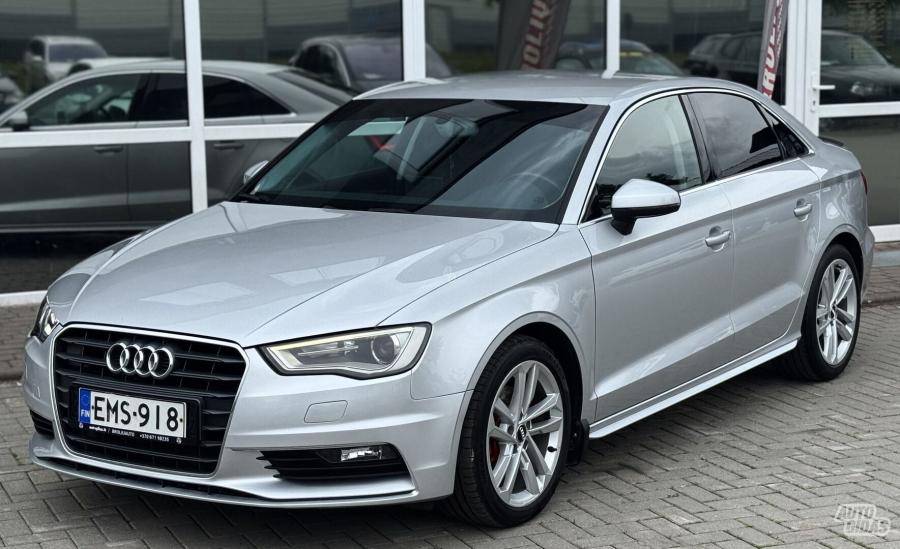 Grey Audi A3 2014 in Radviliskis, with an engine capacity of 1.40 L and mileage of 190 thousand km for 9950 €, photo 4 on AUTOMOTO.COM.LV