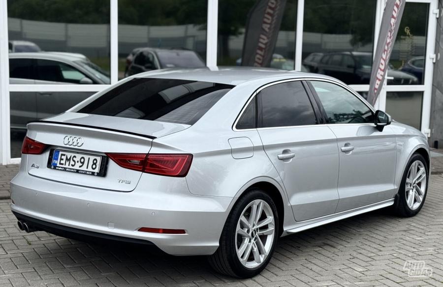 Grey Audi A3 2014 in Radviliskis, with an engine capacity of 1.40 L and mileage of 190 thousand km for 9950 €, photo 13 on AUTOMOTO.COM.LV