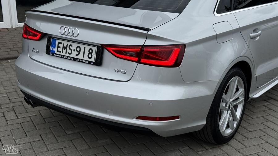 Grey Audi A3 2014 in Radviliskis, with an engine capacity of 1.40 L and mileage of 190 thousand km for 9950 €, photo 15 on AUTOMOTO.COM.LV