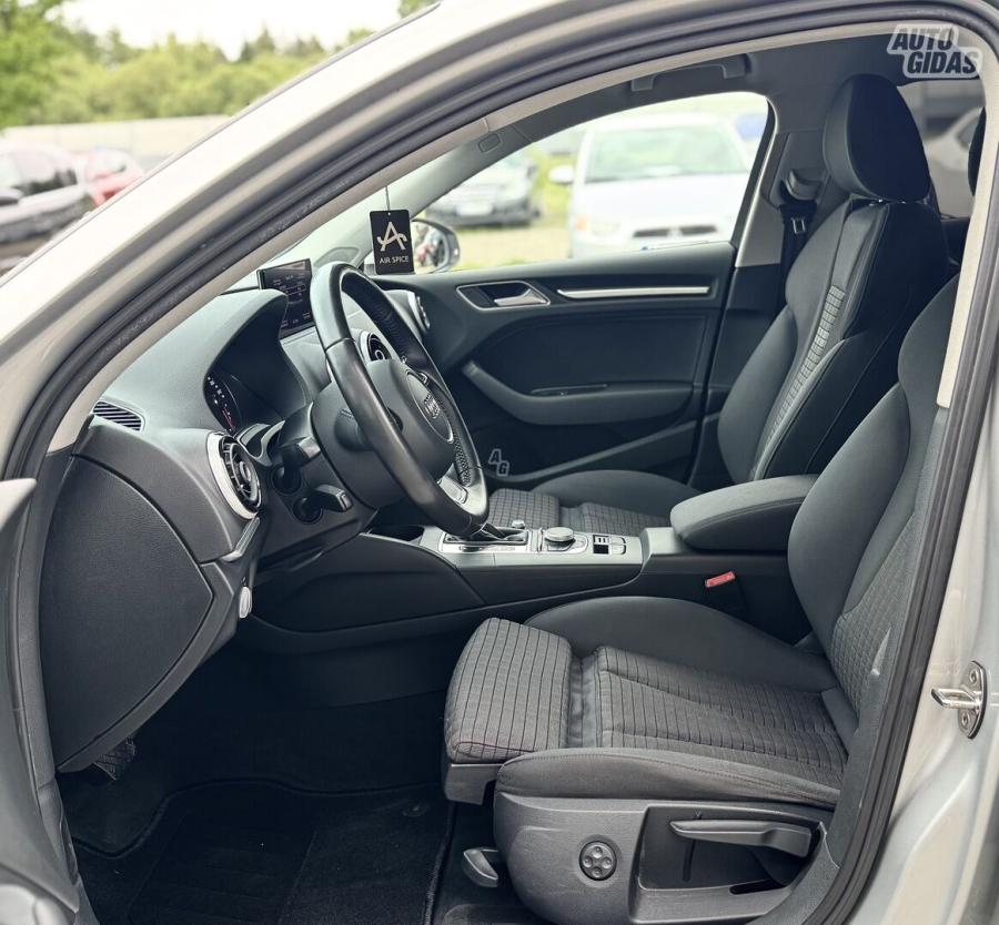 Grey Audi A3 2014 in Radviliskis, with an engine capacity of 1.40 L and mileage of 190 thousand km for 9950 €, photo 21 on AUTOMOTO.COM.LV