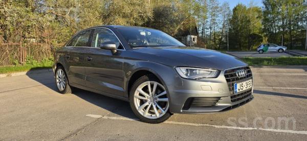 Grey Audi A3 2014 in Riga, with an engine capacity of 1.60 L and mileage of 180 thousand km for 10500 €, photo 1 on AUTOMOTO.COM.LV