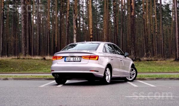 Grey Audi A3 2015 in Riga, with an engine capacity of 1.40 L and mileage of 114 thousand km for 800 €, photo 5 on AUTOMOTO.COM.LV