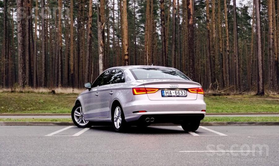 Pelēks Audi A3 2015 Rīga, ar dzinēja tilpumu 1.40 L un nobraukumu 114 tūkst. km par 4250 €, foto 7 vietnē AUTOMOTO.COM.LV