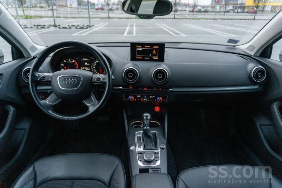 Pelēks Audi A3 2015 Rīga, ar dzinēja tilpumu 1.40 L un nobraukumu 114 tūkst. km par 4250 €, foto 11 vietnē AUTOMOTO.COM.LV