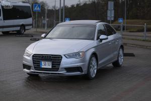 Grey Audi A3 2015 in Druskininkai, with an engine capacity of 1.80 L and mileage of 222 thousand km for 8650 €, photo  on AUTOMOTO.COM.LV