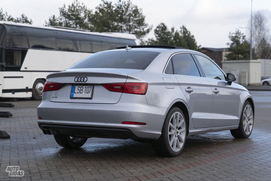 Pelēks Audi A3 2015 Druskininkai, ar dzinēja tilpumu 1.80 L un nobraukumu 222 tūkst. km par 8650 €, foto 4 vietnē AUTOMOTO.COM.LV