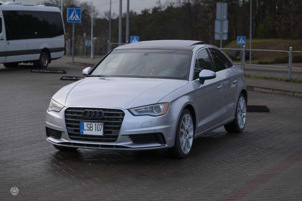 Grey Audi A3 2015 in Druskininkai, with an engine capacity of 1.80 L and mileage of 222 thousand km for 8600 €, photo 2 on AUTOMOTO.COM.LV