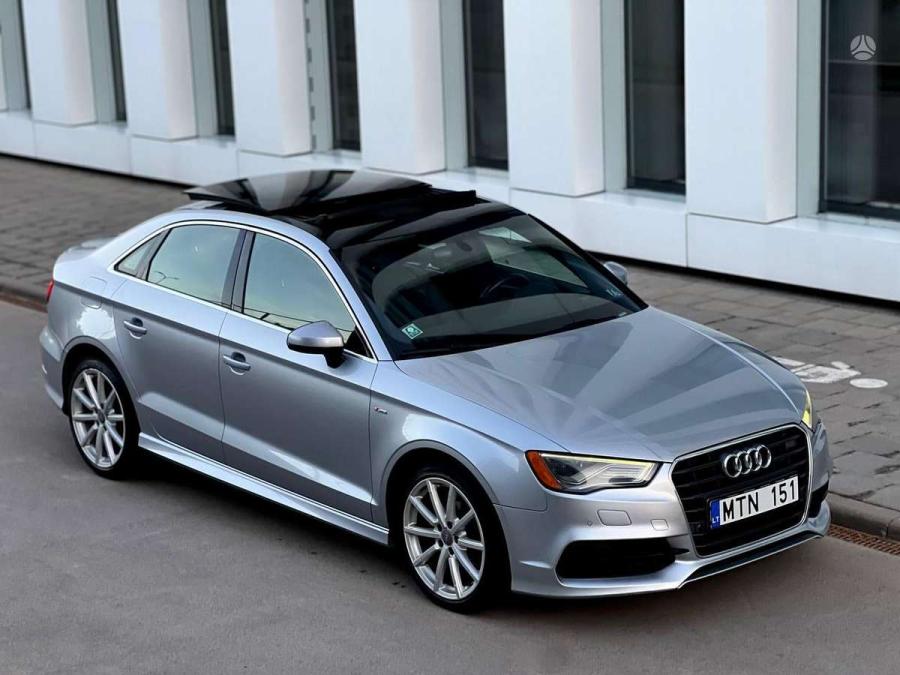 Pelēks Audi A3 2015 Viļņa, ar dzinēja tilpumu 1.97 L un nobraukumu 166 tūkst. km par 13400 €, foto 1 vietnē AUTOMOTO.COM.LV
