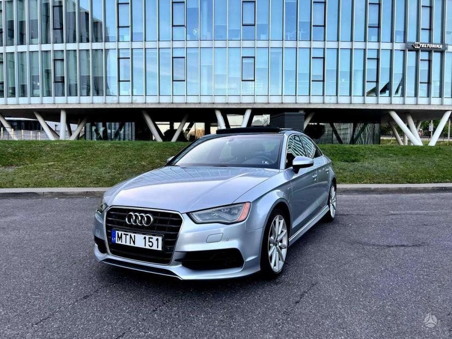 Pelēks Audi A3 2015 Viļņa, ar dzinēja tilpumu 1.97 L un nobraukumu 166 tūkst. km par 13400 €, foto 4 vietnē AUTOMOTO.COM.LV