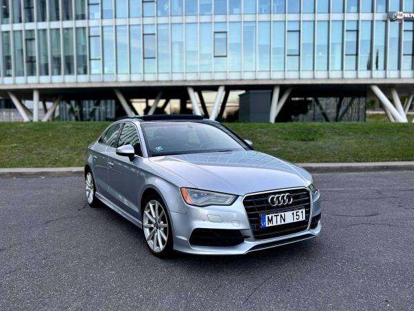Grey Audi A3 2015 in Vilnius, with an engine capacity of 1.97 L and mileage of 166 thousand km for 13400 €, photo 4 on AUTOMOTO.COM.LV