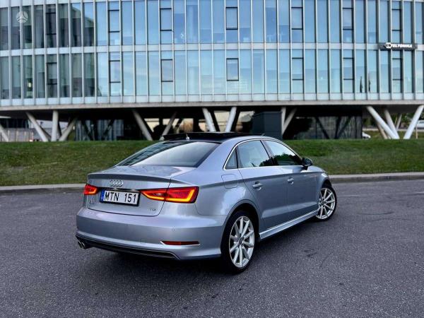 Grey Audi A3 2015 in Vilnius, with an engine capacity of 1.97 L and mileage of 166 thousand km for 13400 €, photo 7 on AUTOMOTO.COM.LV