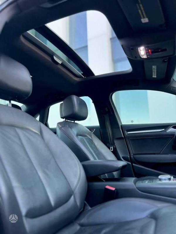 Grey Audi A3 2015 in Vilnius, with an engine capacity of 1.97 L and mileage of 166 thousand km for 13400 €, photo 10 on AUTOMOTO.COM.LV