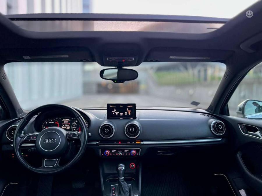 Pelēks Audi A3 2015 Viļņa, ar dzinēja tilpumu 1.97 L un nobraukumu 166 tūkst. km par 13400 €, foto 13 vietnē AUTOMOTO.COM.LV