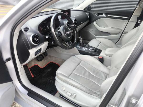 Grey Audi A3 2015 in Siauliai, with an engine capacity of 2.00 L and mileage of 229 thousand km for 6900 €, photo 10 on AUTOMOTO.COM.LV