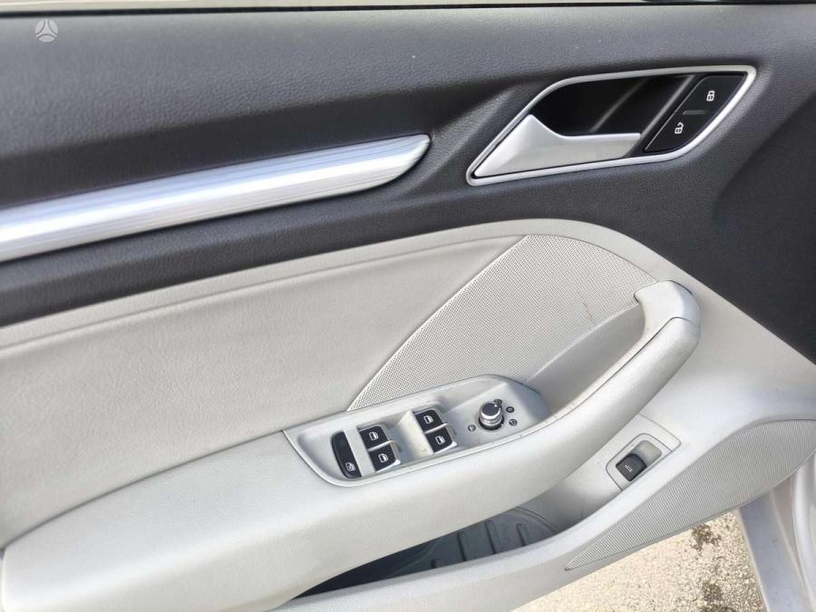 Grey Audi A3 2015 in Siauliai, with an engine capacity of 2.00 L and mileage of 229 thousand km for 6900 €, photo 12 on AUTOMOTO.COM.LV