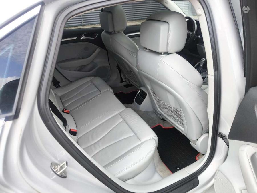 Grey Audi A3 2015 in Siauliai, with an engine capacity of 2.00 L and mileage of 229 thousand km for 6900 €, photo 17 on AUTOMOTO.COM.LV