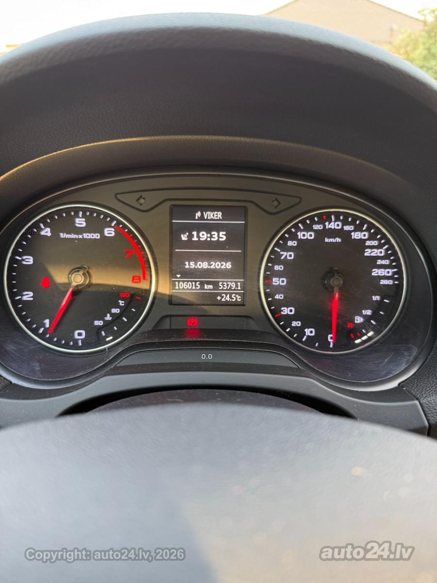 Grey Audi A3 2015 in Tallinn, with an engine capacity of 1.40 L and mileage of 106 thousand km for 11200 €, photo 11 on AUTOMOTO.COM.LV