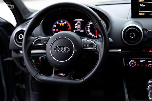 Grey Audi A3 2016 in Kaunas, with an engine capacity of 2.00 L and mileage of 248 thousand km for 11500 €, photo 8 on AUTOMOTO.COM.LV