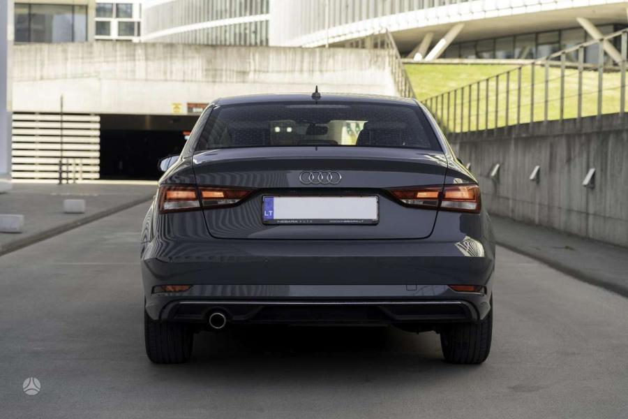 Grey Audi A3 2016 in Vilnius, with an engine capacity of 1.60 L and mileage of 107 thousand km for 13700 €, photo 4 on AUTOMOTO.COM.LV