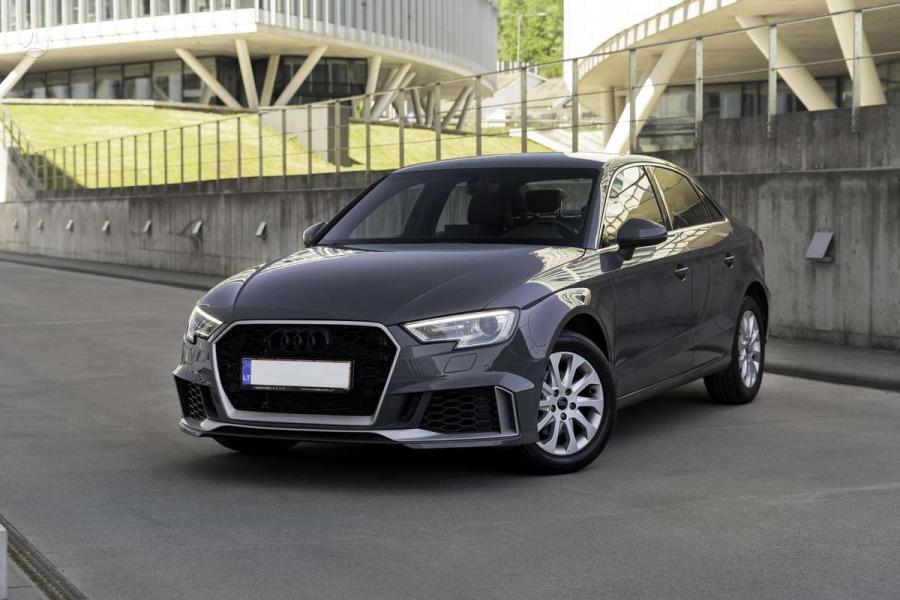 Grey Audi A3 2016 in Vilnius, with an engine capacity of 1.60 L and mileage of 107 thousand km for 13700 €, photo 8 on AUTOMOTO.COM.LV