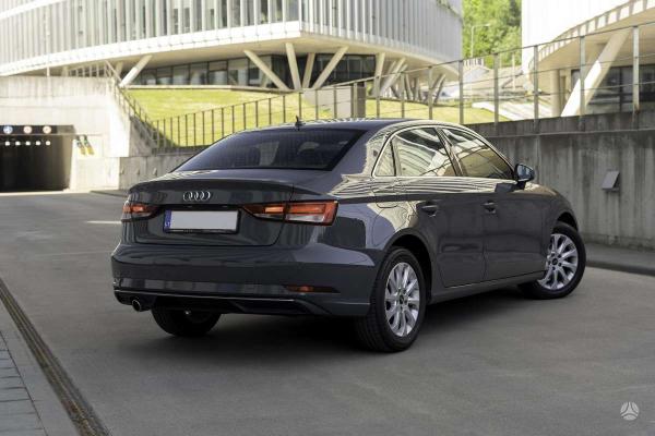 Grey Audi A3 2016 in Vilnius, with an engine capacity of 1.60 L and mileage of 107 thousand km for 13700 €, photo 8 on AUTOMOTO.COM.LV