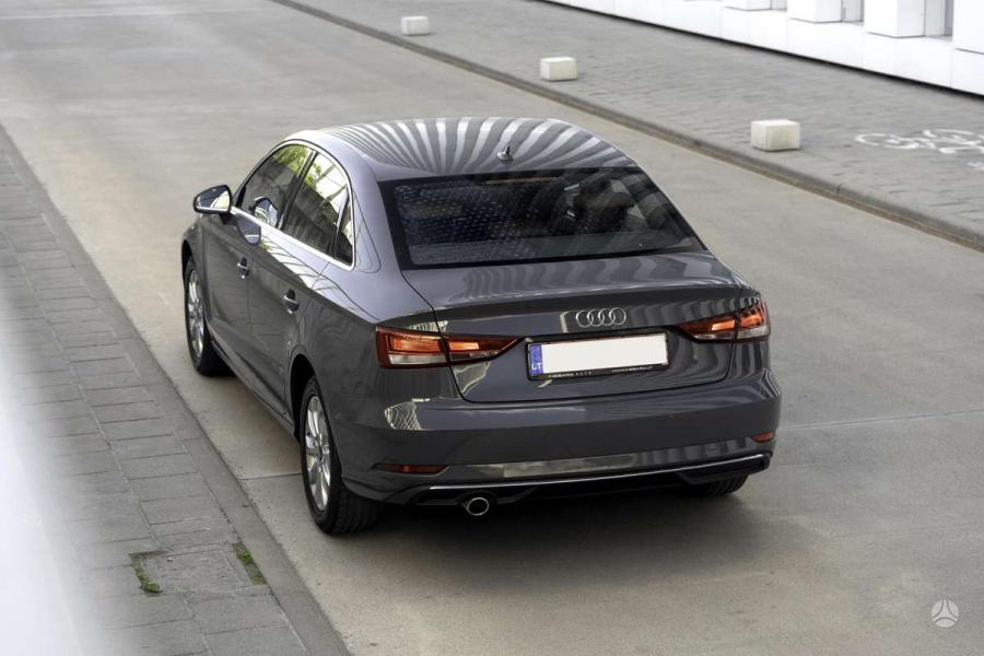 Grey Audi A3 2016 in Vilnius, with an engine capacity of 1.60 L and mileage of 107 thousand km for 13700 €, photo 11 on AUTOMOTO.COM.LV