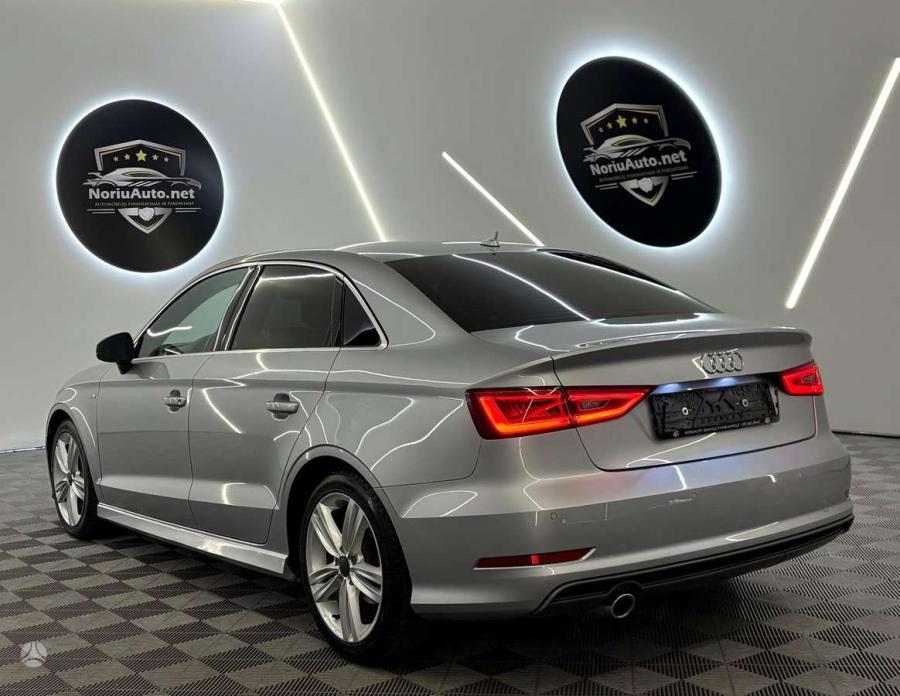 Grey Audi A3 2016 in Marijampole, with an engine capacity of 1.60 L and mileage of 281 thousand km for 10850 €, photo 23 on AUTOMOTO.COM.LV