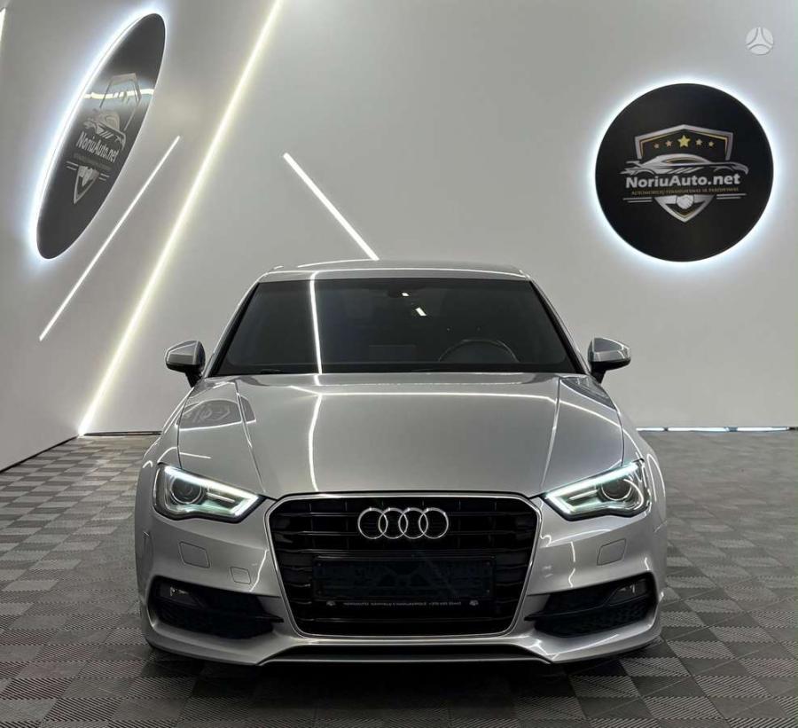 Grey Audi A3 2016 in Marijampole, with an engine capacity of 1.60 L and mileage of 281 thousand km for 10850 €, photo 29 on AUTOMOTO.COM.LV