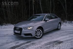 Grey Audi A3 2016 in Riga, with an engine capacity of 1.40 L and mileage of 145 thousand km for 10000 €, photo  on AUTOMOTO.COM.LV