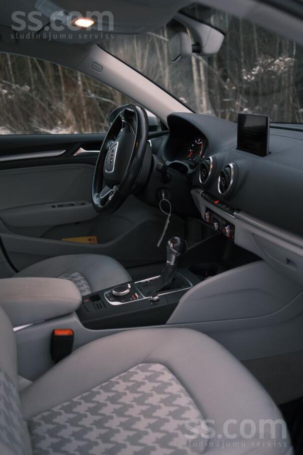 Pelēks Audi A3 2016 Rīga, ar dzinēja tilpumu 1.40 L un nobraukumu 145 tūkst. km par 10000 €, foto 3 vietnē AUTOMOTO.COM.LV