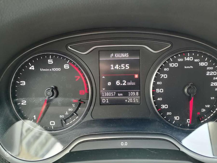 Серый Ауди А3 2016 в Каунас, объемом двигателя 1.40 л и пробегом 138 тыс. км за 13500 €, фото 11 на AUTOMOTO.COM.LV
