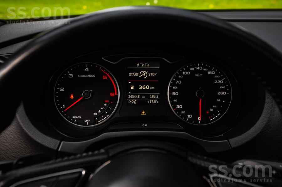 Grey Audi A3 2016 in Jelgava, with an engine capacity of 1.60 L and mileage of 246 thousand km for 11000 €, photo 31 on AUTOMOTO.COM.LV