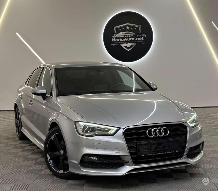 Grey Audi A3 2016 in Marijampole, with an engine capacity of 1.60 L and mileage of 281 thousand km for 9999 €, photo 1 on AUTOMOTO.COM.LV