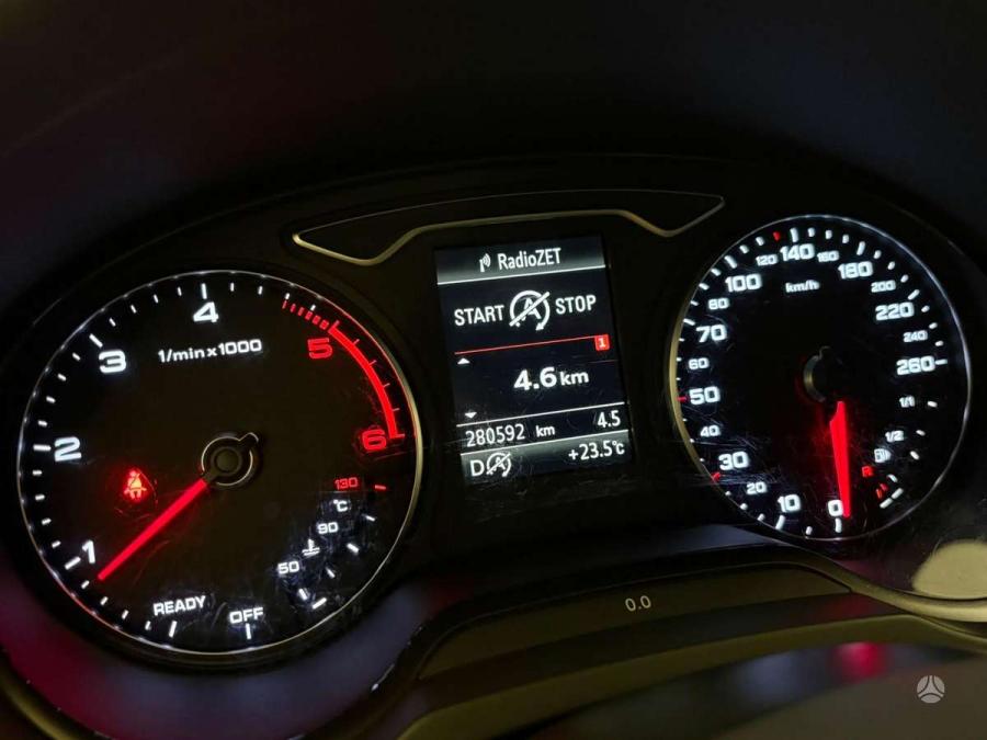 Grey Audi A3 2016 in Marijampole, with an engine capacity of 1.60 L and mileage of 281 thousand km for 9999 €, photo 14 on AUTOMOTO.COM.LV