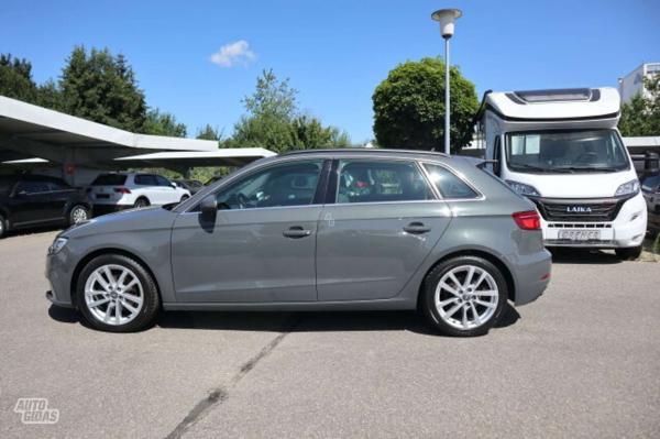 Grey Audi A3 2017 in Kaunas, with an engine capacity of 1.50 L and mileage of 75 thousand km for 22379 €, photo 4 on AUTOMOTO.COM.LV