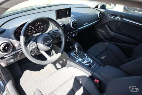 Grey Audi A3 2017 in Kaunas, with an engine capacity of 1.50 L and mileage of 75 thousand km for 22379 €, photo 8 on AUTOMOTO.COM.LV