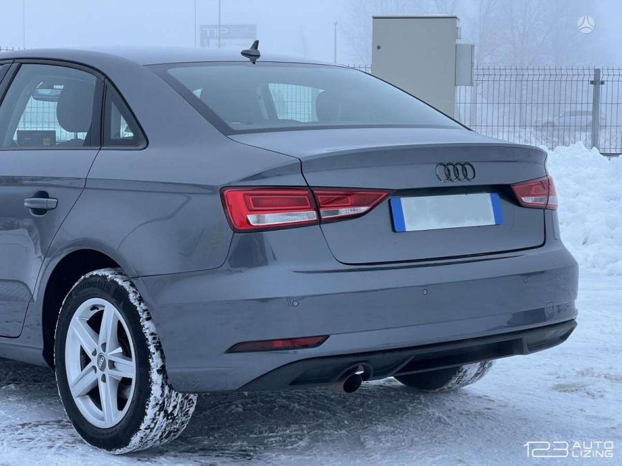 Grey Audi A3 2017 in Taurage, with an engine capacity of 1.60 L and mileage of 209 thousand km for 11500 €, photo 11 on AUTOMOTO.COM.LV