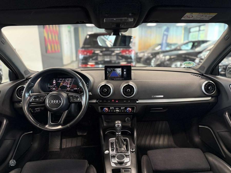 Grey Audi A3 2017 in Klaipeda, with an engine capacity of 1.97 L and mileage of 238 thousand km for 16950 €, photo 5 on AUTOMOTO.COM.LV